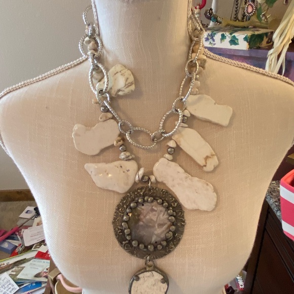 Art by Amy | Jewelry | Art By Amy Natural Cascading Necklace With Light ...